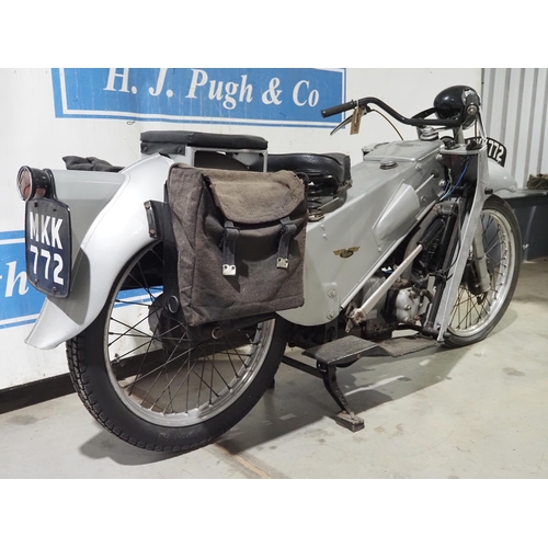 Velocette LE 150 motorcycle 149cc. 1950. Frame No. 5078 Engine No. 5122 ...