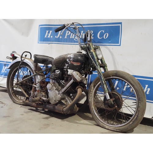 Panther Model 100 motorcycle project. Frame Number 18046 Engine turns over with compression. No docs