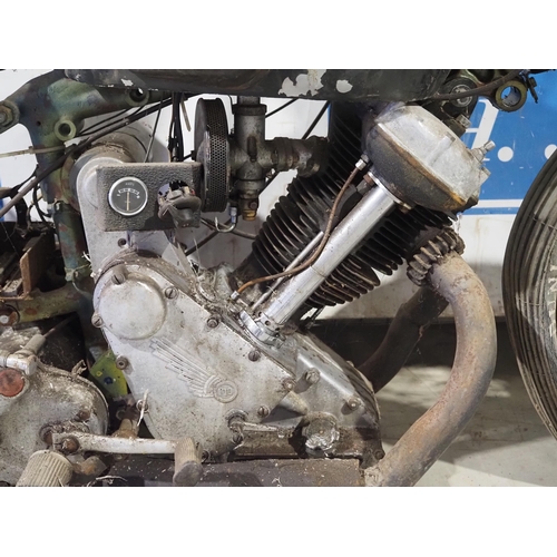 Panther Model 100 motorcycle project. Frame Number 18046 Engine turns ...
