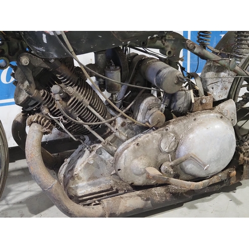 Panther Model 100 motorcycle project. Frame Number 18046 Engine turns over with compression. No docs