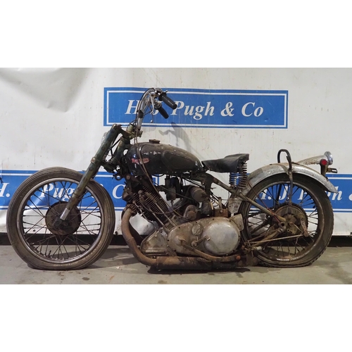 Panther Model 100 motorcycle project. Frame Number 18046 Engine turns over with compression. No docs