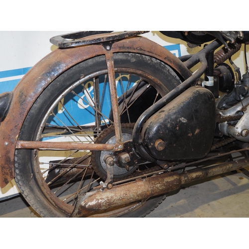 CZ motorcycle project 1950. 228cc. Frame number 234718 Engine number ...