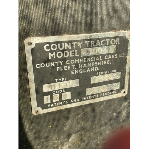 County FC1004 winch tractor. 1971. The only one built for GPO ...