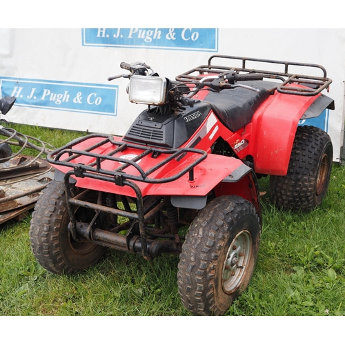 Honda 250 quad. Key in office