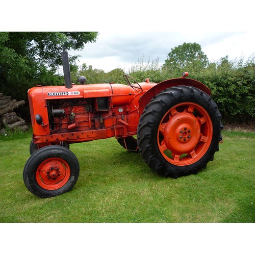 Nuffield 1060 tractor. 1965. Older restoration. V5 available