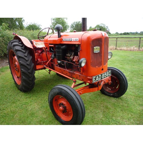 Nuffield 1060 tractor. 1965. Older restoration. V5 available