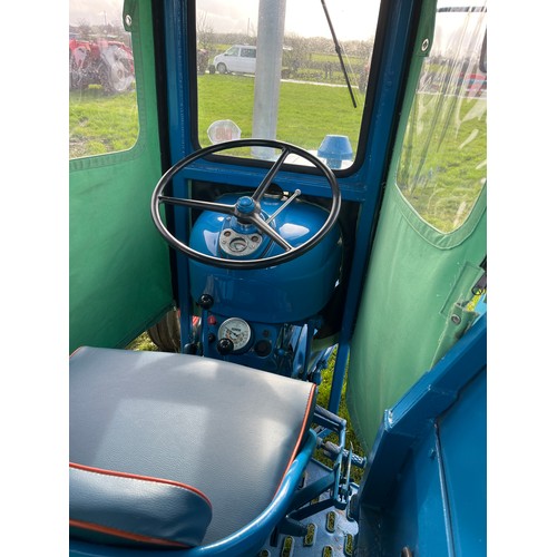 Fordson Dexta tractor with canvas cab.1959. Older restoration. Very ...