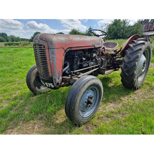 Ferguson FE35 TVO tractor. 1957. Original condition, grey/gold. Runs ...