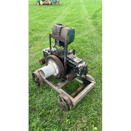 Cub twin cylinder diesel stationary engine