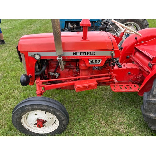 Nuffield 4/25 tractor. Runs and drives. Key in office