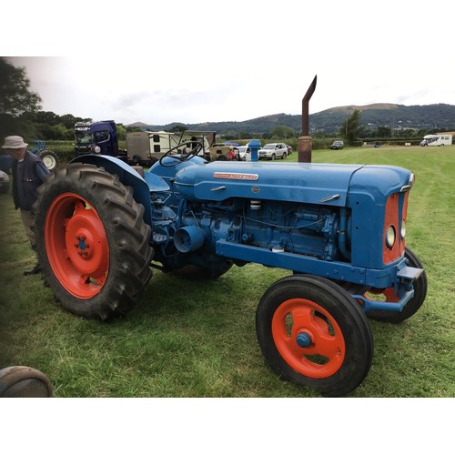 Fordson Super Major tractor. 365 Cargo engine. Runs and drives. Reg UBW ...