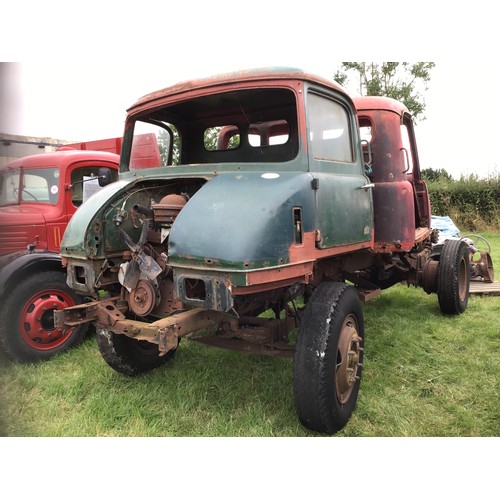 Thames Trader chassis with two speed axle gearbox and running engine ...
