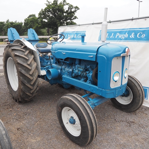 Fordson blue/grey Super Major tractor. Runs and drives. C/w Boughton ...