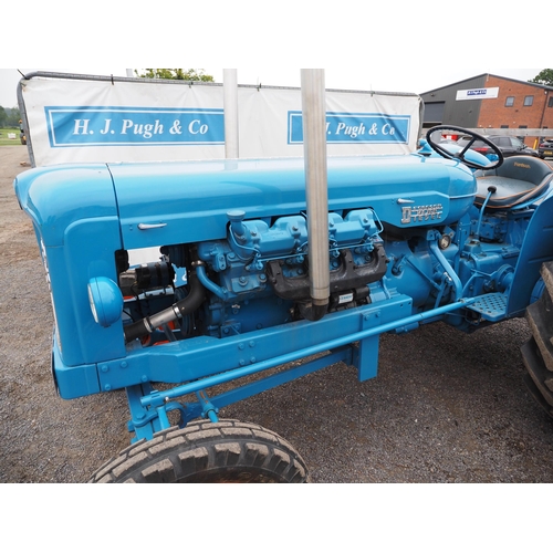 Fordson Major tractor. Runs and drives V8 Perkins engine. V5. Reg SFE ...