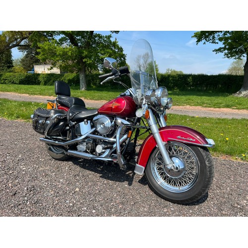 Harley Davidson FLSTC Heritage Softail motorcycle. 1995. 1340cc. Runs ...