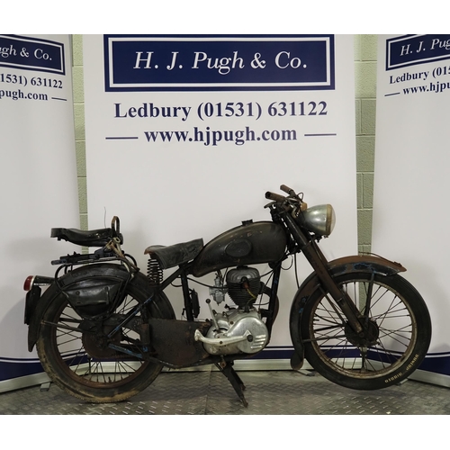 Alcyon AMC motorcycle project. Reg. 5244 HU75. No docs. No keys