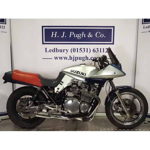 Suzuki Katana motorcycle. Fitted with Katana 7-11 engine, GX750 frame ...