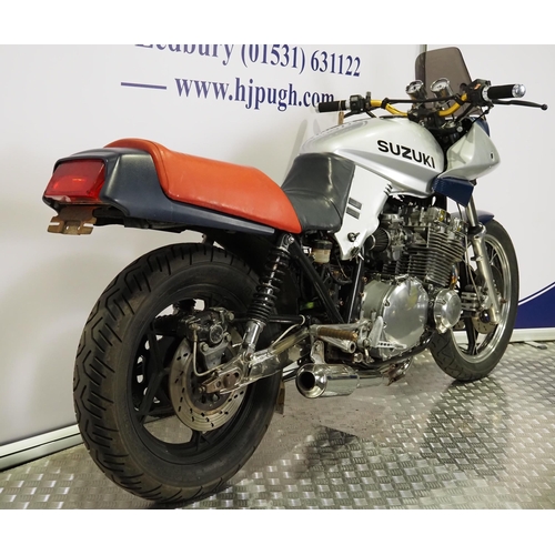 Suzuki Katana motorcycle. Fitted with Katana 7-11 engine, GX750 frame ...