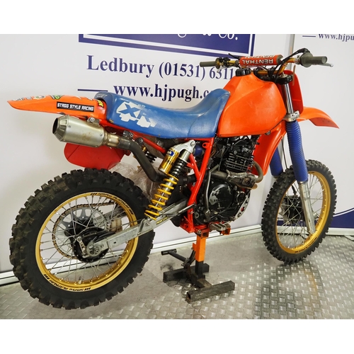 Honda XR500 motocross bike. 1983. 500cc Runs and rides. Last raced at ...