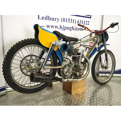 Ansell grasstrack motorcycle. 500cc Engine No.2346.X.L.P.S Engine turns ...