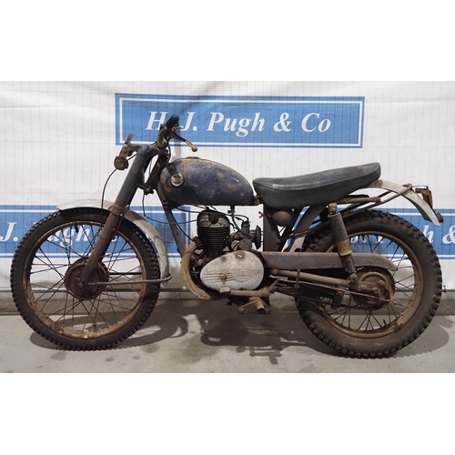 James Commando trials motorcycle project. 1956/7. 200cc Frame No ...