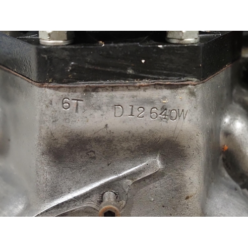 Triumph 6T Thunderbird engine parts. Engine No. 6T D12640W