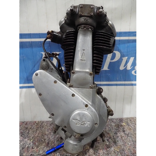 BSA B33 500cc engine, removed from a BSA Goldstar. Engine No. BB33-996