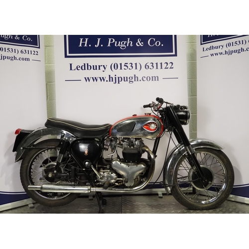 BSA Road Rocket motorcycle. 1959. 650cc Frame No. FA76567 Engine No ...