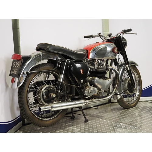 BSA Road Rocket motorcycle. 1959. 650cc Frame No. FA76567 Engine No ...
