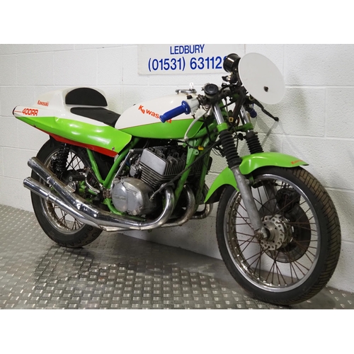 Kawasaki KH400 motorcycle. 1977. 399cc Frame No. KH250B-011288 Engine ...