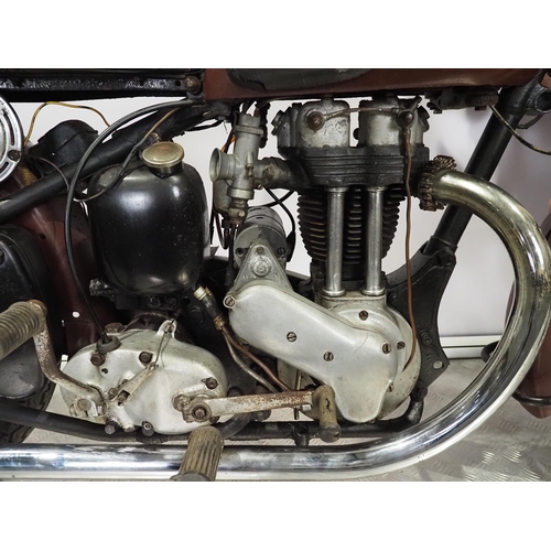 Ariel NH motorcycle. 1951. 350cc Frame No. SA1905 Engine No. RA1875 ...