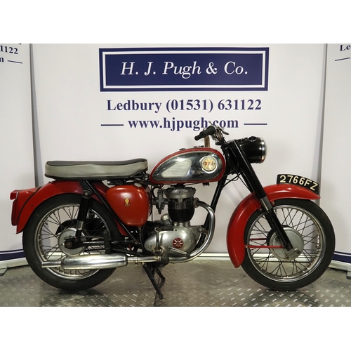 BSA B40 Star motorcycle. 1963. 350cc Frame No. B40 5310 Engine No. B40 ...