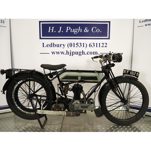 Triumph Model H motorcycle. 1921. 3.5HP Frame No. 303566 Runs and rides ...