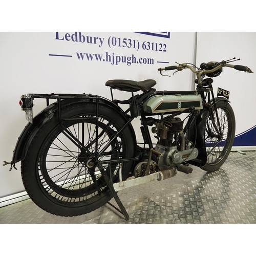 Triumph Model H motorcycle. 1921. 3.5HP Frame No. 303566 Runs and rides ...