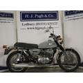 Suzuki T500 motorcycle. 1975. 493cc. Frame No. 84030 Engine No. 84157 ...