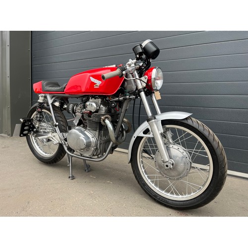 Honda CB350 road race motorcycle. 1972. 325cc. Frame No. CL350-5000169 ...
