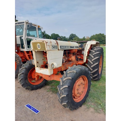 David Brown 1410 4wd tractor. Requires some attention