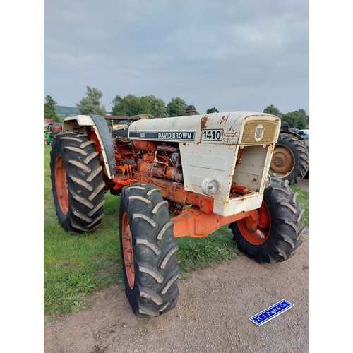 David Brown 1410 4wd tractor. Requires some attention