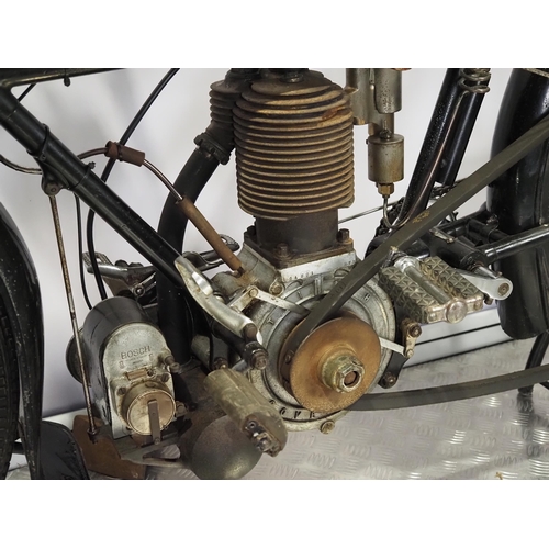 Triumph Model C motorcycle. 1913. 499cc Frame No. 213627 Engine No ...