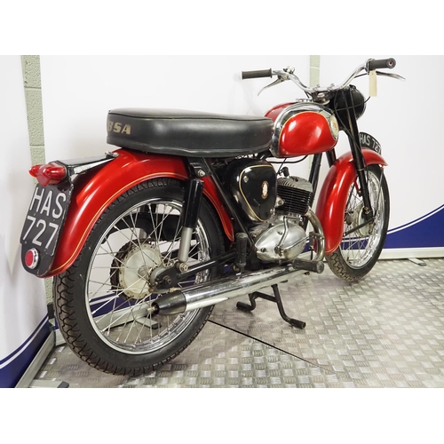 BSA Bantam D7 motorcycle. 1961. 175cc Frame No. D722503 Engine No ...