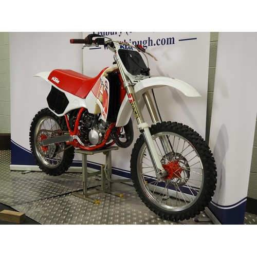 KTM 125 motocross bike. 1989. Engine runs. This bike has not been run ...