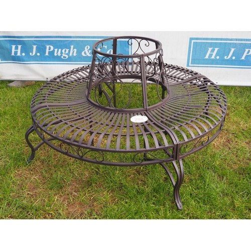 Metal tree surround seat, ideal for Olive tree