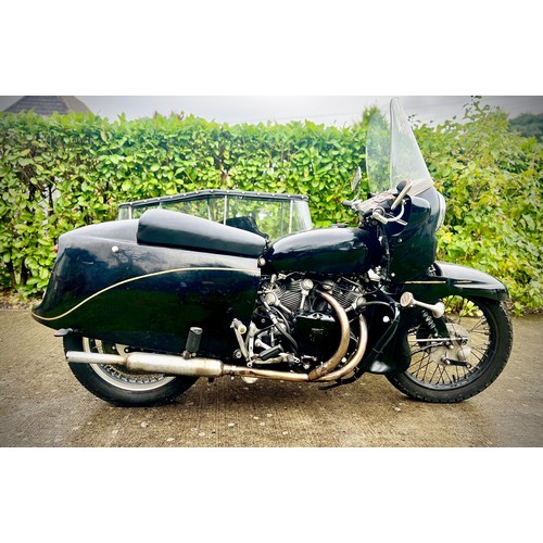 Vincent Series C Black Shadow motorcycle. 1953. 998cc. Frame No ...