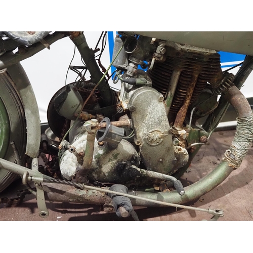 Matchless Ex-WD motorcycle project. 1939. 350cc Frame No. 12451 Engine ...