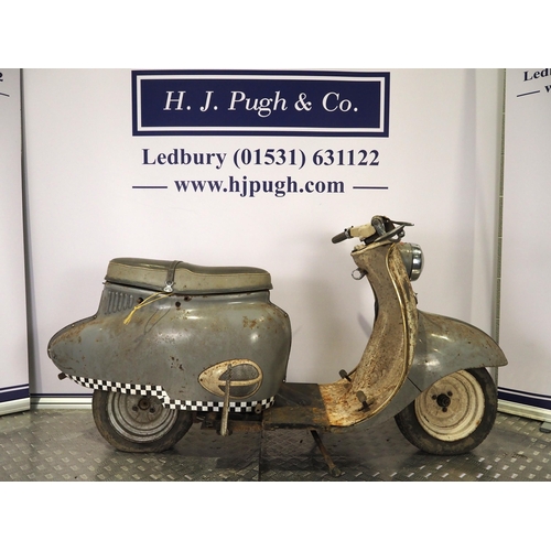 Triumph Tigress Scooter project. 1961. 250cc Engine turns over, was ...