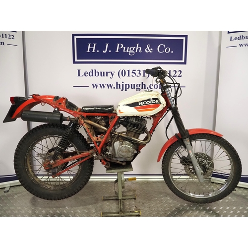 Honda XL185 S trail bike. 1980. 180cc Runs and rides. Fitted with ...