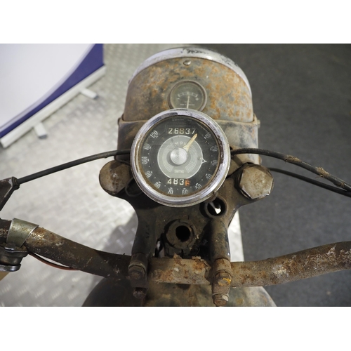 BSA C11 motorcycle project. Frame NO. EC123323 Engine No. BC11G 27273 ...