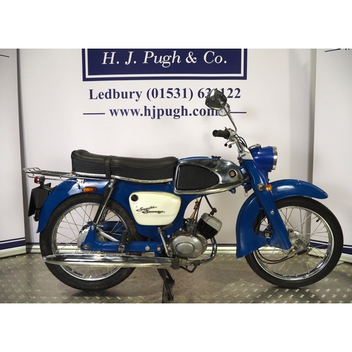 Suzuki Sovereign motorcycle. 50cc Engine turns over with compression ...