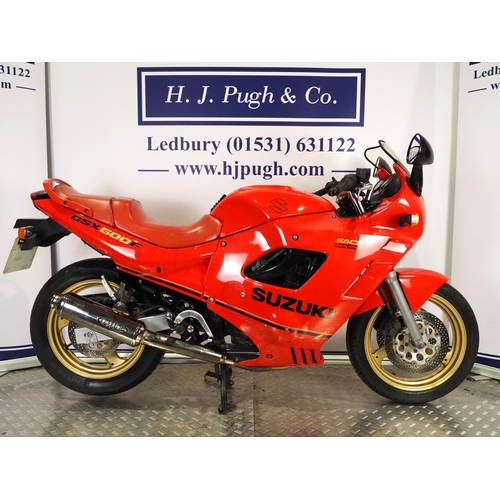 Suzuki GSX 600F motorcycle. 1989. 599cc Runs and rides. Carburettors ...