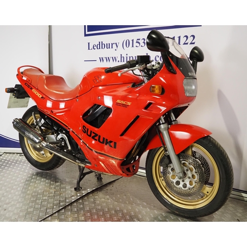 Suzuki GSX 600F motorcycle. 1989. 599cc Runs and rides. Carburettors ...